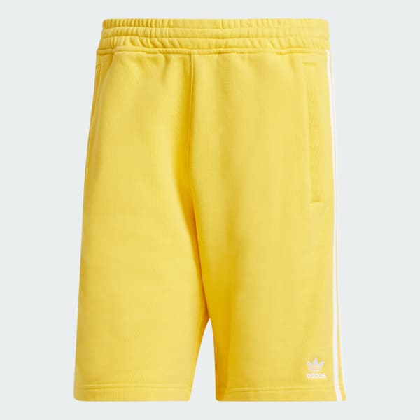 adidas Adicolor 3-Stripes Shorts - Yellow | Free Shipping with adiClub ...
