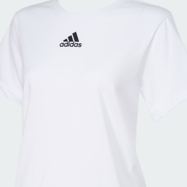 Camiseta Logo Pequeno - Branco adidas | adidas Brasil