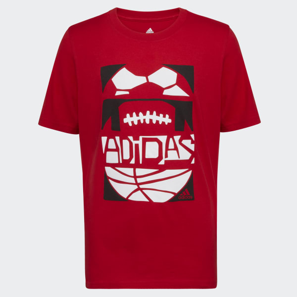 adidas SS TEE FIELD GOALS - Red | Kids' Training | adidas US