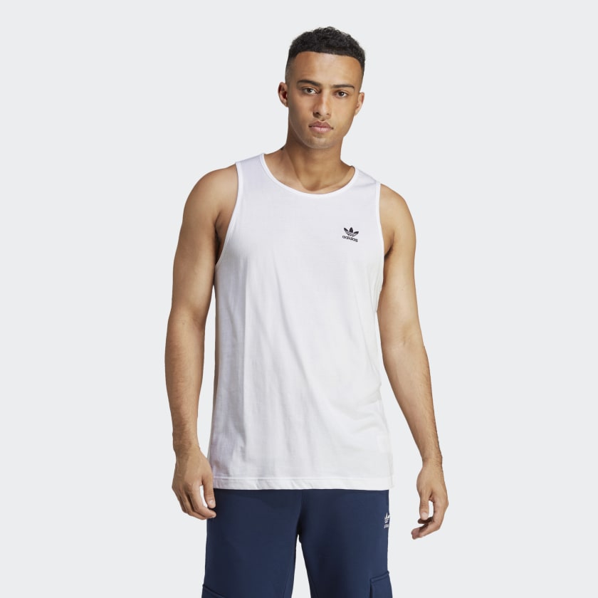 adidas men Trefoil Essentials Tank Top | eBay