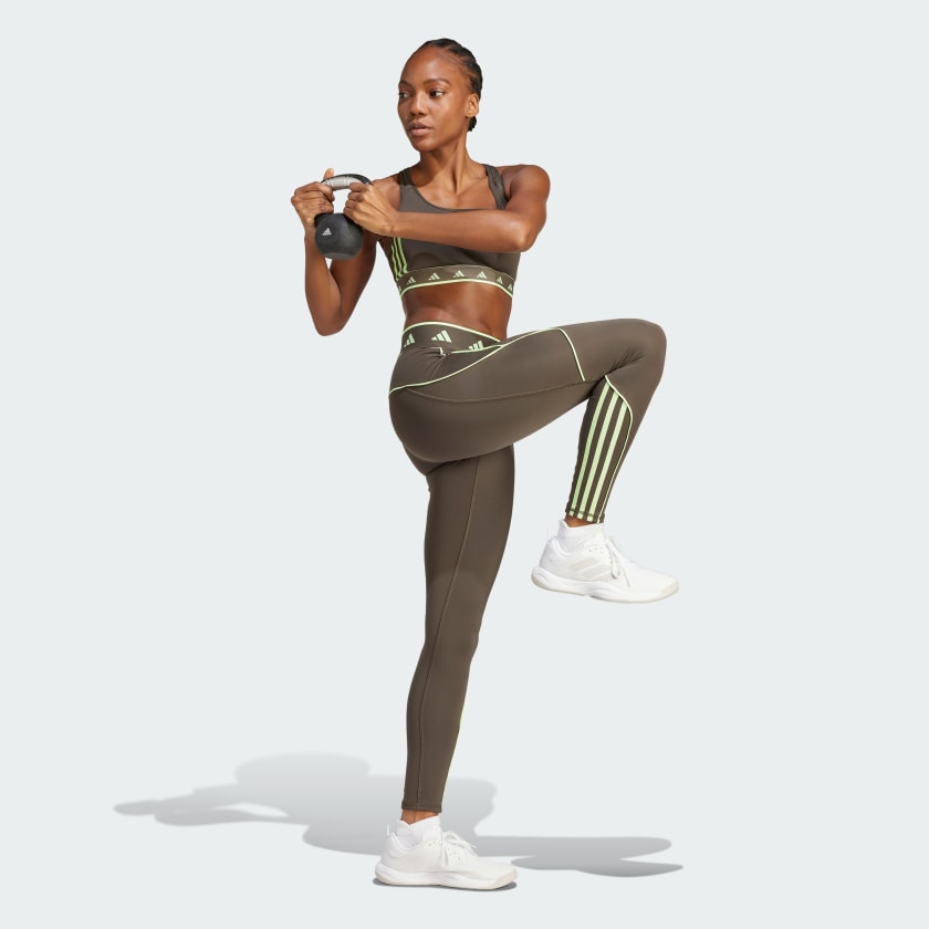 Adidas Women Powerreact Training Medium Support Hyperglam Color Pop Bra