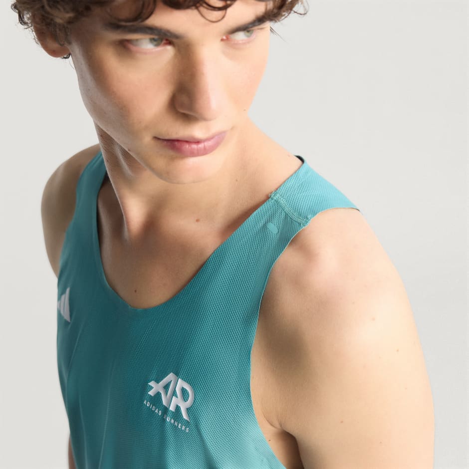 adidas Runners CLIMACOOL Singlet - Turquoise | adidas UAE