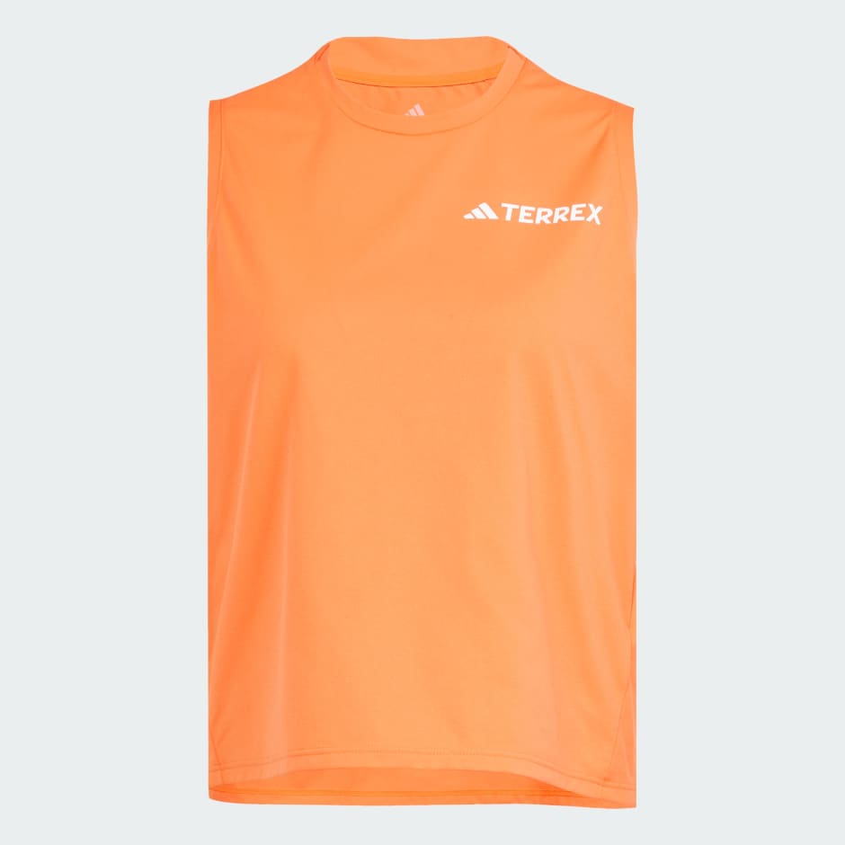 Clothing - Terrex Multi Climacool Tank Top - Orange | adidas South Africa
