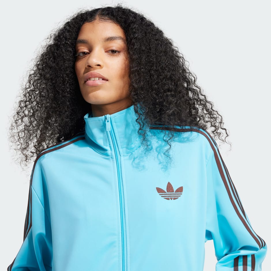 Clothing - Adicolor Classic Firebird Loose Track Top - Blue | adidas South Africa