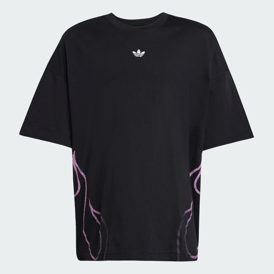 Clothing - Flames Tee Kids - Black | adidas South Africa
