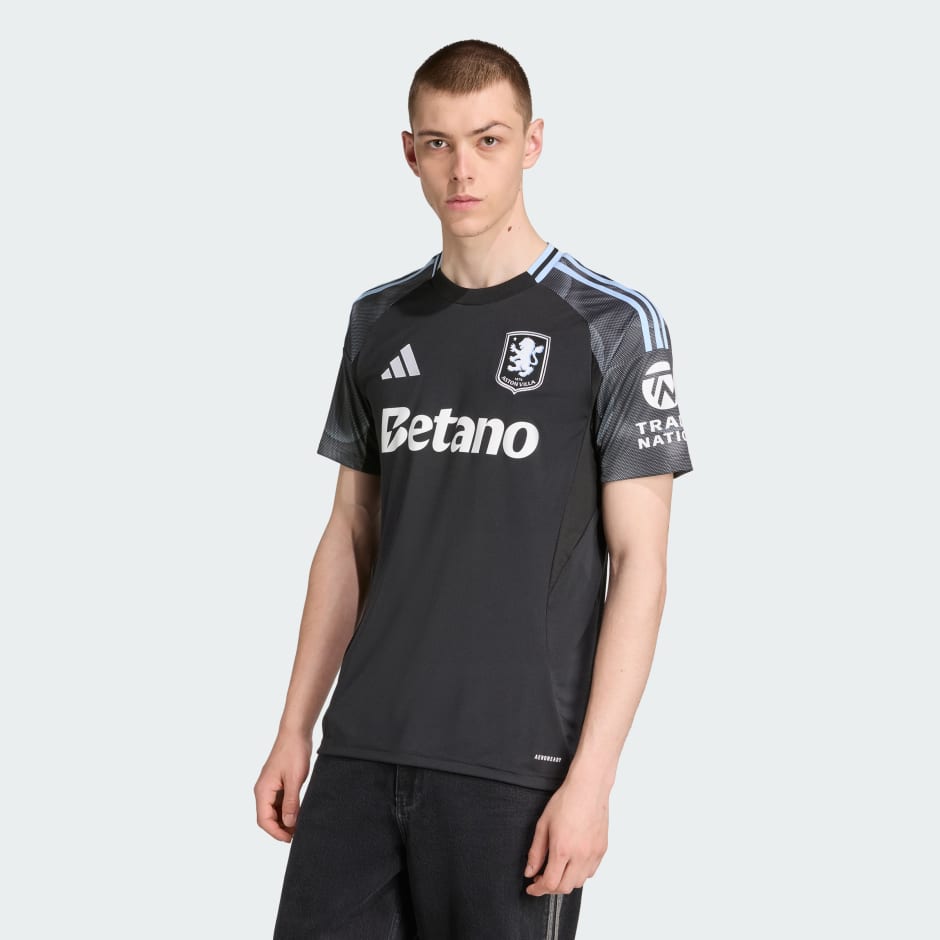 Clothing - Aston Villa FC 25/26 Away Jersey - Black | adidas South Africa