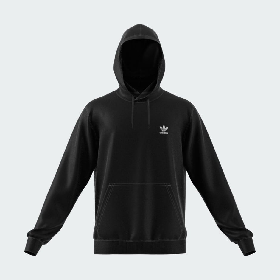 Clothing - ESSENTIAL HOODY M - Black | adidas South Africa