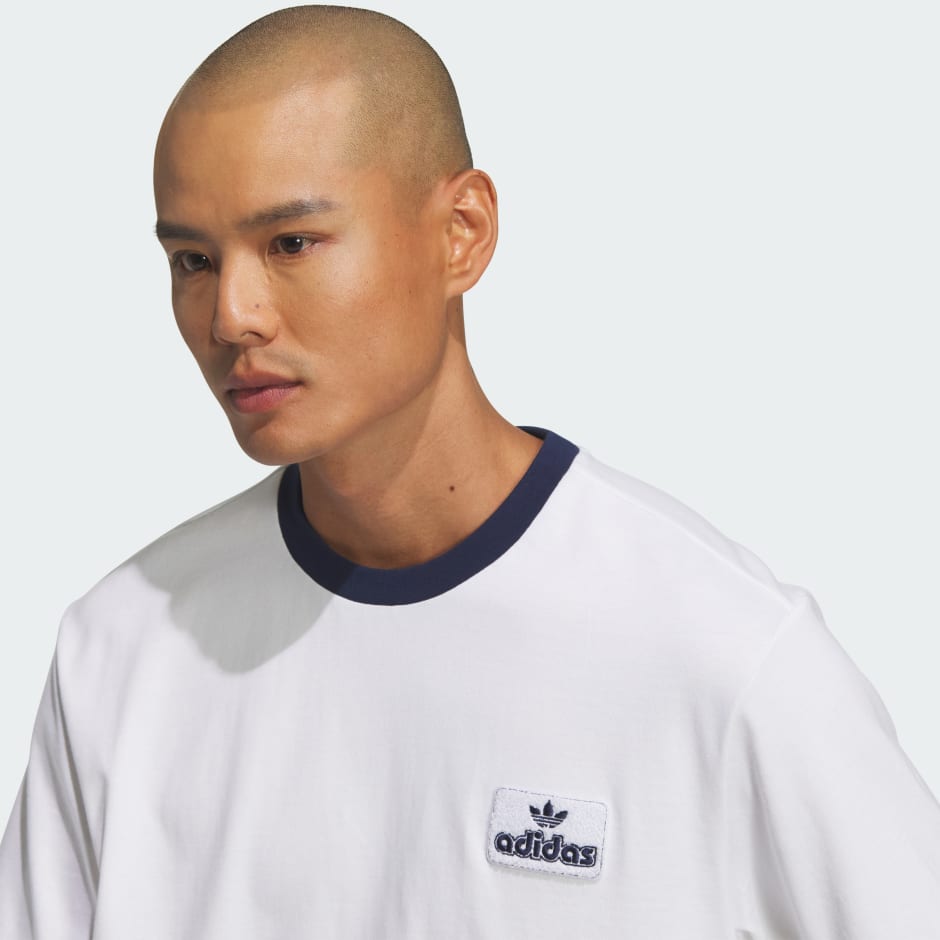 CONTRAST TEE - White | adidas Hong Kong