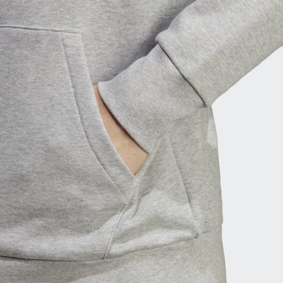 adidas Essentials French Terry Big Logo Hoodie - Grey | adidas UAE
