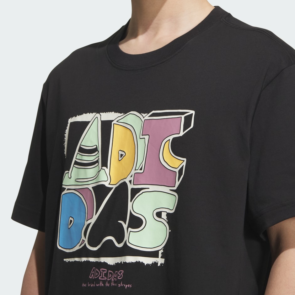 Value Range GFX T 恤 3 - 黑色 | adidas香港官方網上商店