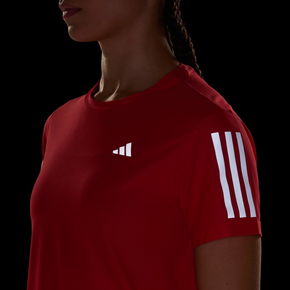 Own The Run Tee - Red | adidas Hong Kong