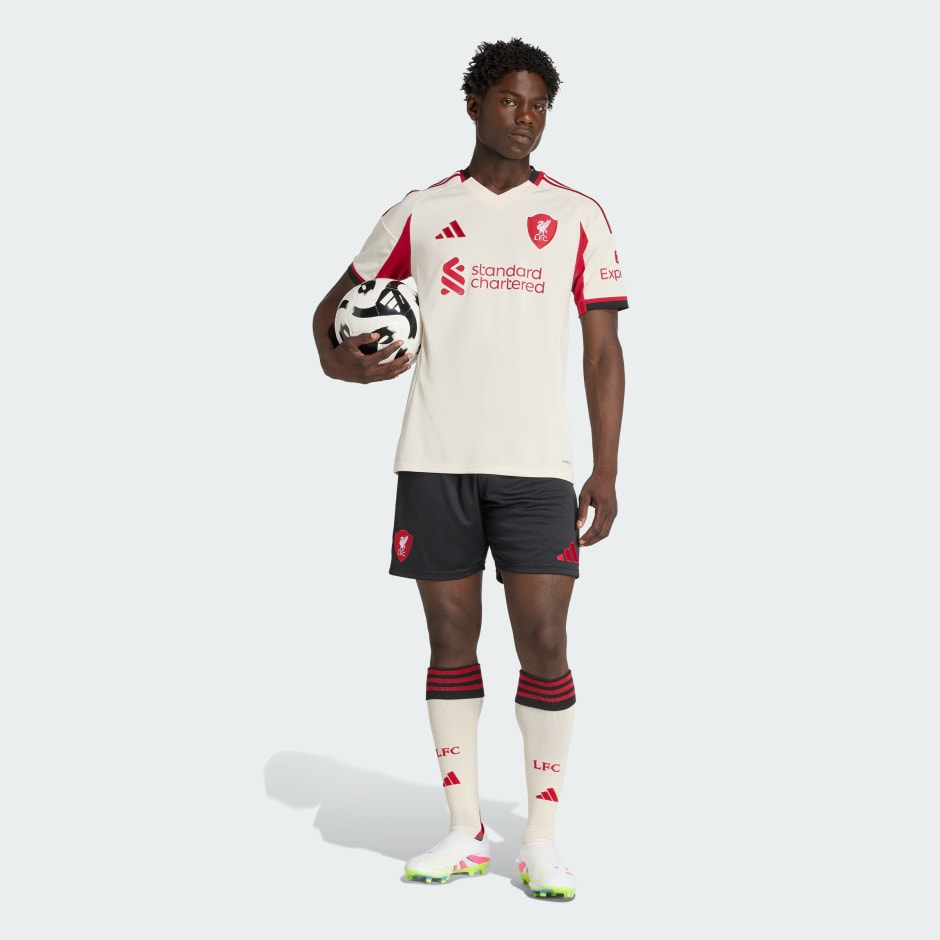 Clothing - Liverpool FC 25/26 Away Shorts - Black | adidas South Africa