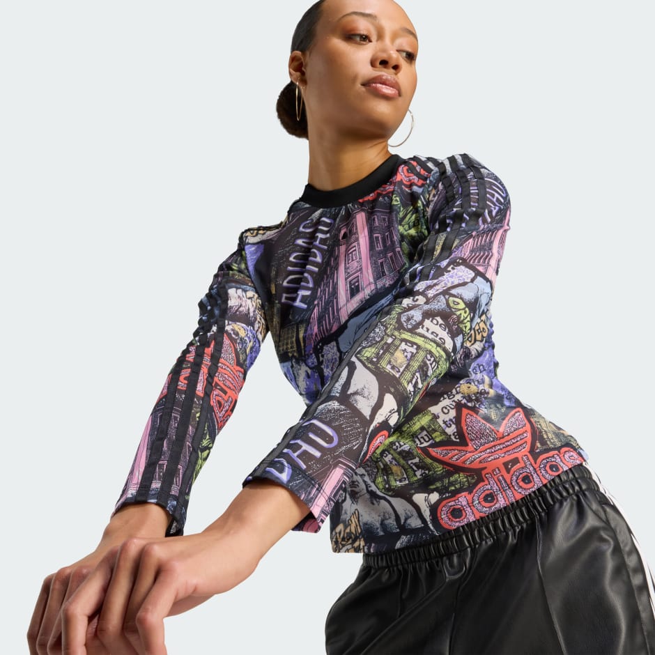 adidas Originals - adidas x Jeremy Scott AOP Power Mesh Tee - Multicolour | adidas South Africa