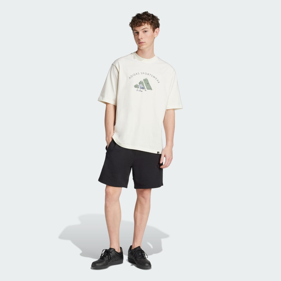 Men's Clothing - Codes Doodle Scooter Graphic Tee - White | adidas ...