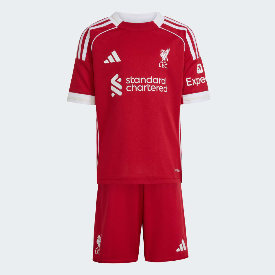 Liverpool FC 25/26 Home Mini Kit Kids - Red | adidas Hong Kong