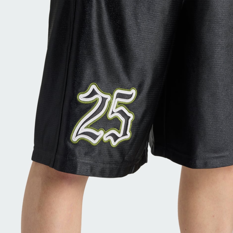Clothing - Number Graphic Short - Black | adidas South Africa