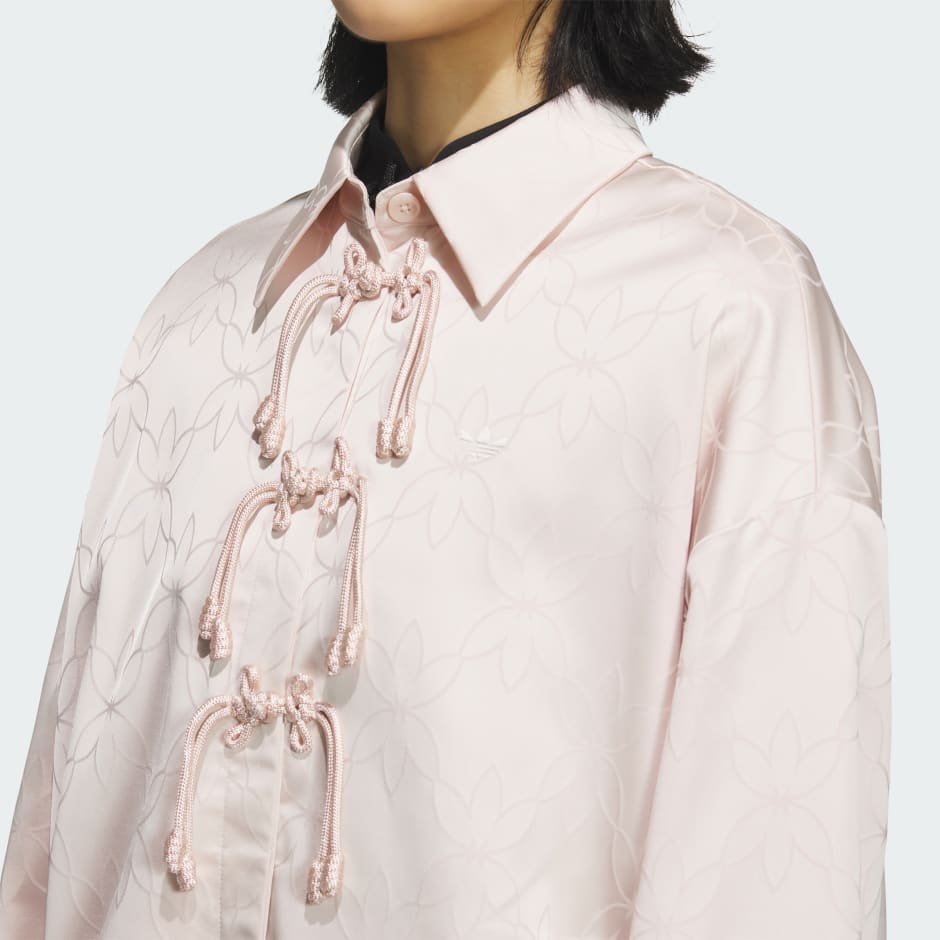 New Chinese Shirt Jacket - Pink | adidas Hong Kong