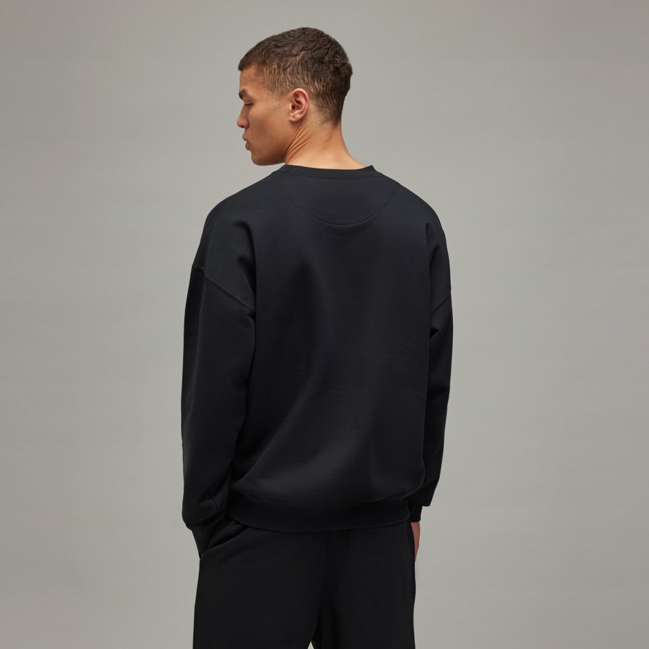 All products - Y-3 Brushed Terry Crew Sweatshirt - Black | adidas South ...