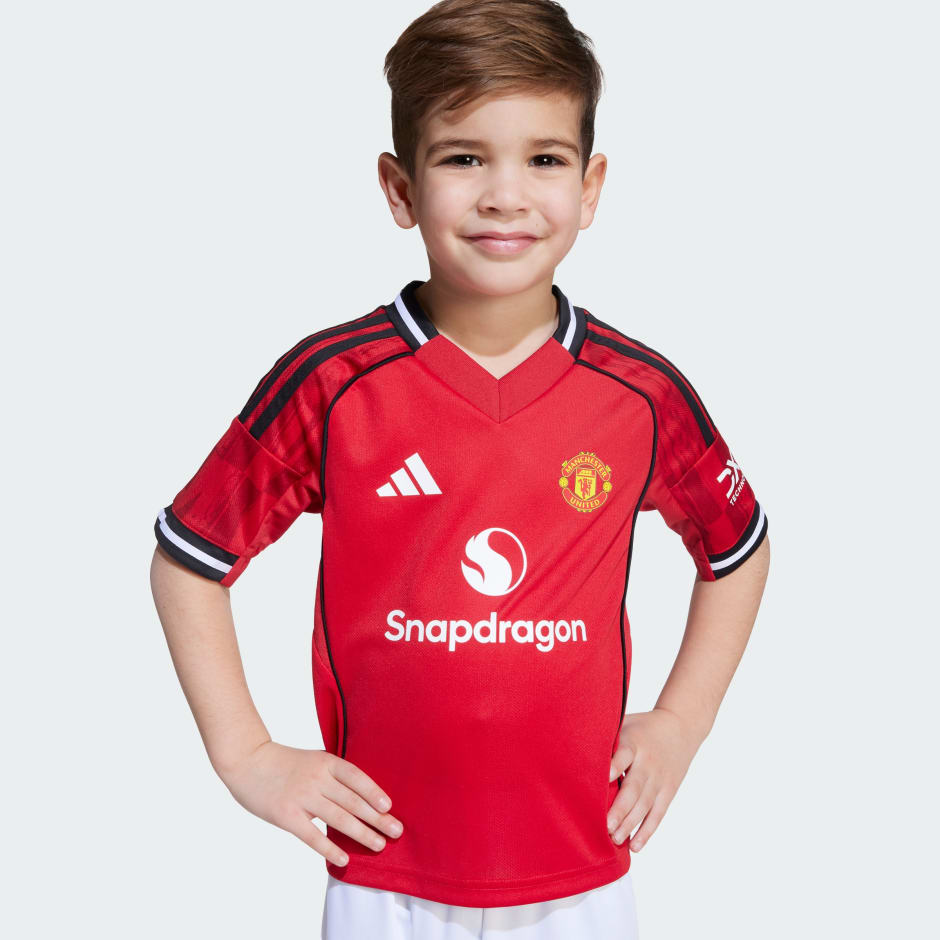 Manchester United 25/26 Home Mini Kit Kids - Red | adidas Hong Kong