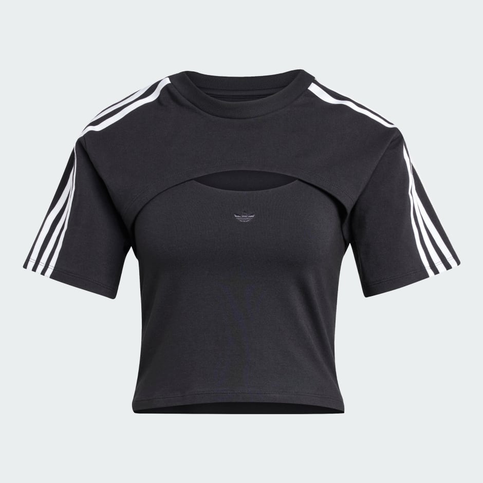 Cutout Cali Tee - Black | adidas Hong Kong