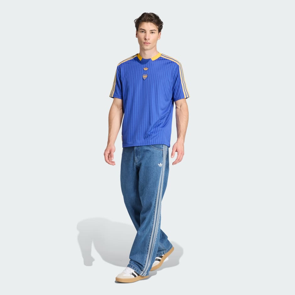 Clothing - Boca Juniors Terrace Icons Jersey - Blue | adidas Kuwait