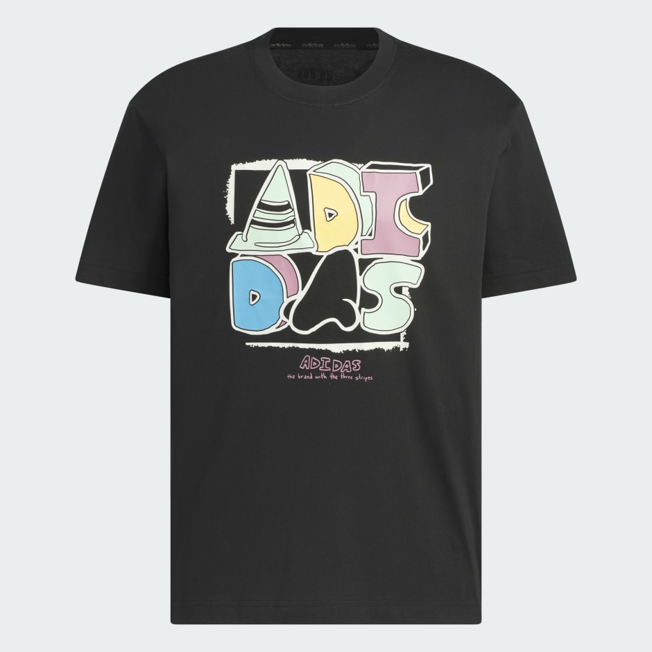 Value Range GFX T 恤 3 - 黑色 | adidas香港官方網上商店