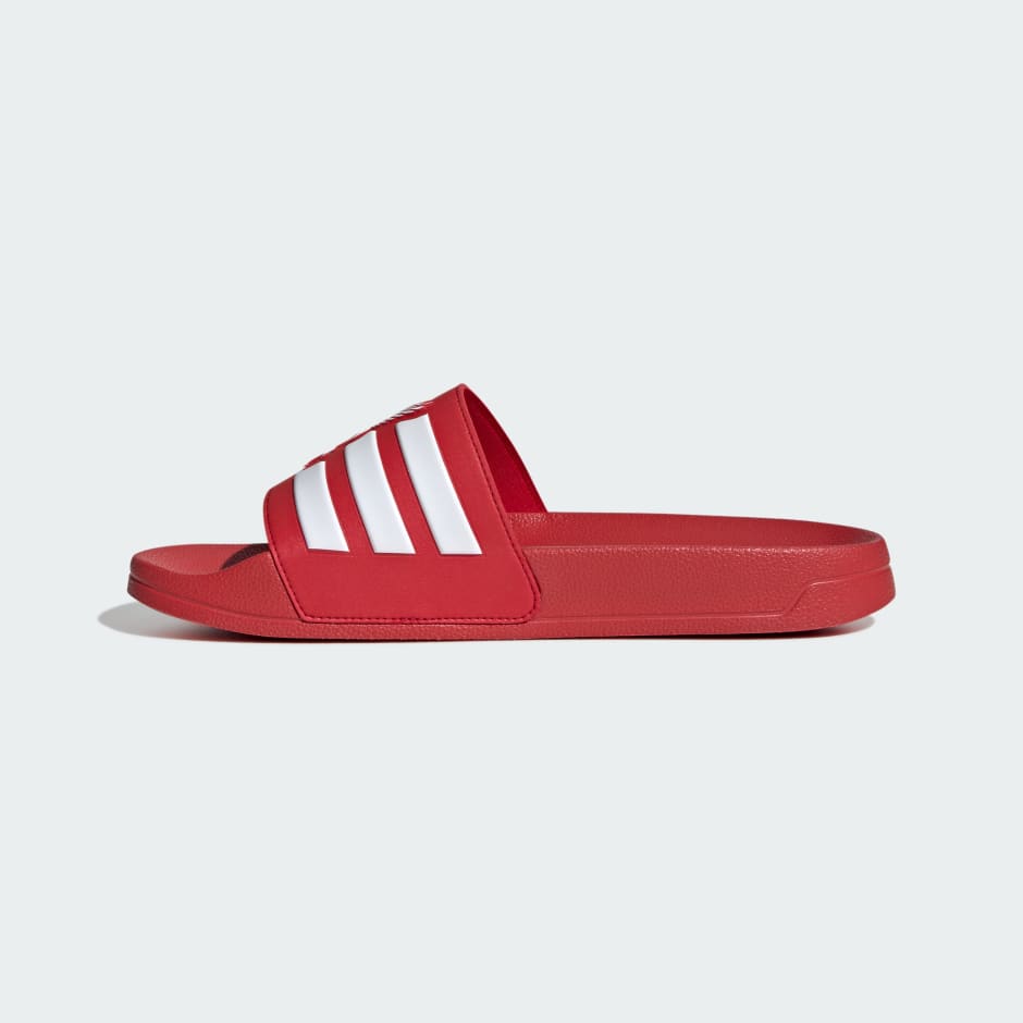 Shoes - Adilette Shower Liverpool Slides - Red | adidas South Africa