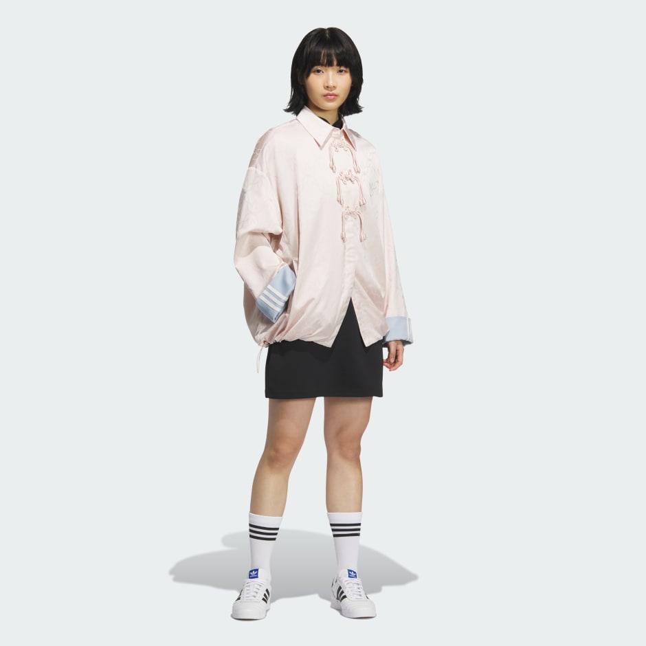 New Chinese Shirt Jacket - Pink | adidas Hong Kong