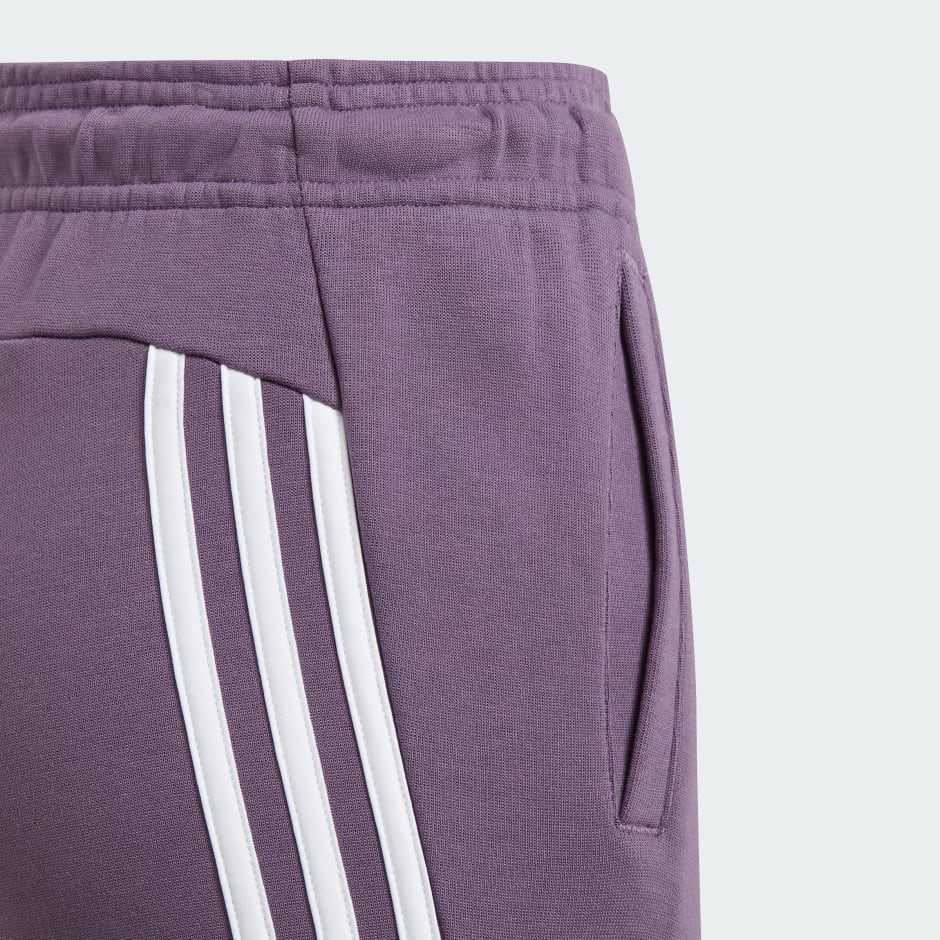 Adidas מכנסי Future Icons 3 Stripes בגובה הקרסוליים סגול Adidas Il
