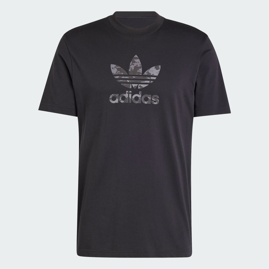Men's Clothing - Camo Lil Trefoil Tee - Black | adidas Saudi Arabia