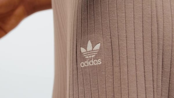 adidas Essentials Wide Rib Pants - Brown | adidas Australia