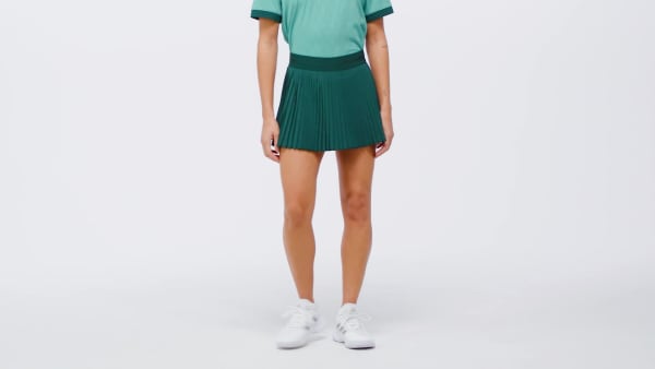 Saia pregueada Tennis Pro Climacool - Verde adidas | adidas Brasil