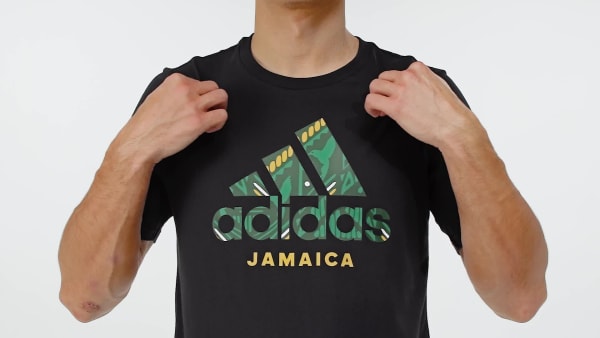 adidas Jamaica Seasonal Graphic T-Shirt - Multicolour | adidas UK