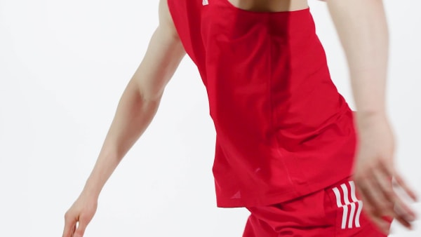 adidas Own The Run Tank Top - Red | adidas Australia